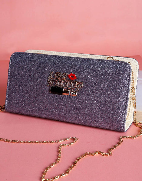 Grey I Do Makeup Wallet – RangooN